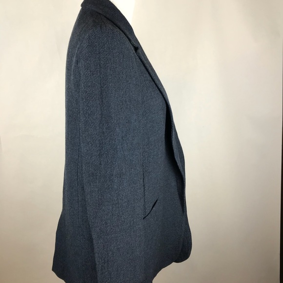 Zara | Jackets & Coats | Zara Basic Collection Blue Boyfriend Blazer ...